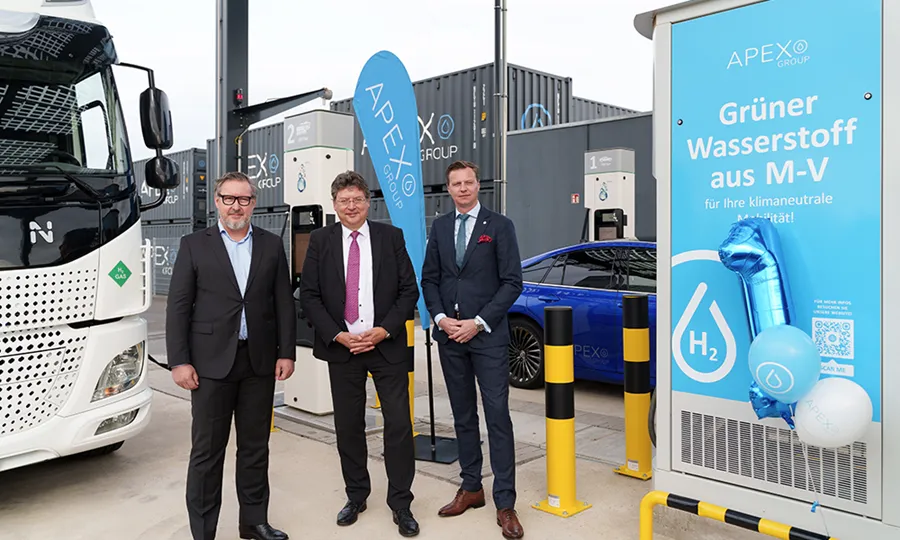 APEX: First Hydrogen Filling Station for Heavy-duty Vehicles in Mecklenburg-Western Pomerania ...
