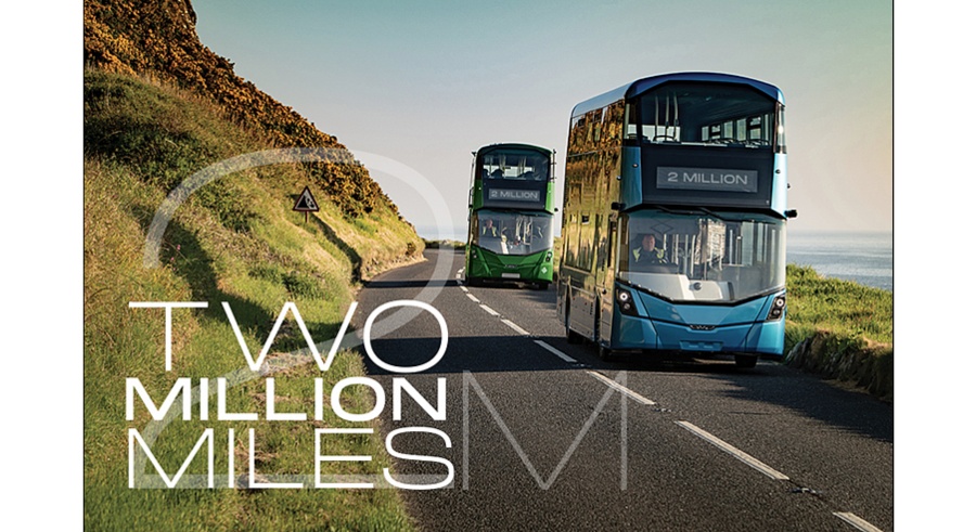 Wrightbus Zero-Emission Fleet Hits The 2-Million-Mile Mark