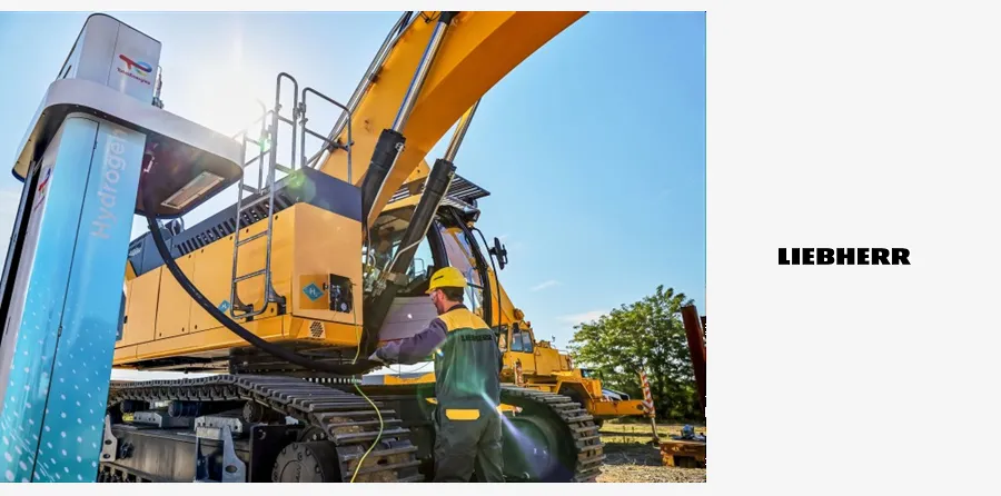World Premiere: Liebherr Debuts Excavator Powered by Hydrogen