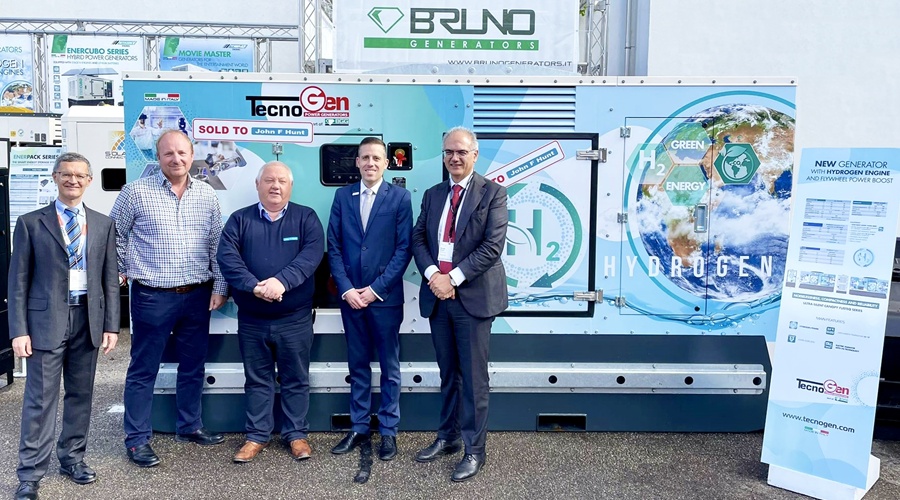 John F Hunt Power Acquires World’s First Hydrogen-Flybrid Generator