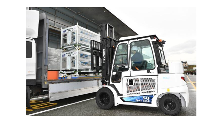 Forklift Equipped With Hyundai Mobis Fuel Cell Power Pack Selected For ...