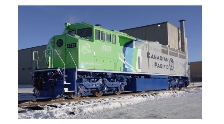 Canadian Pacific Hydrogen Powered Locomotive Makes First Revenue Run
