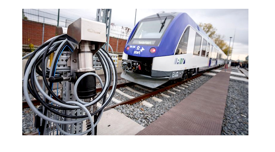 First Hydrogen Train Has Arrived In Frankfurt