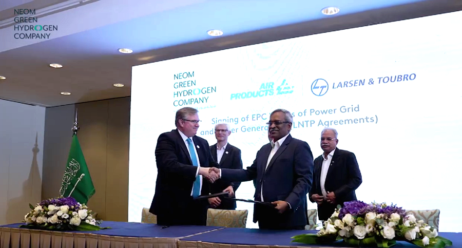 L&T Signed EPC Contract For NEOM’s Green Hydrogen Project