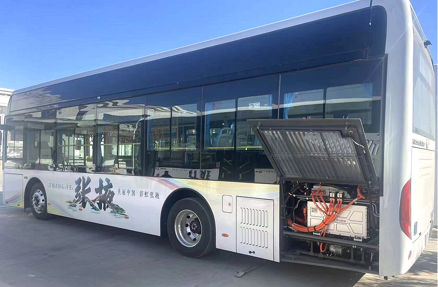 China: HYDRA Hydrogen Buses Land In Colorful Zhangye To Promote ...