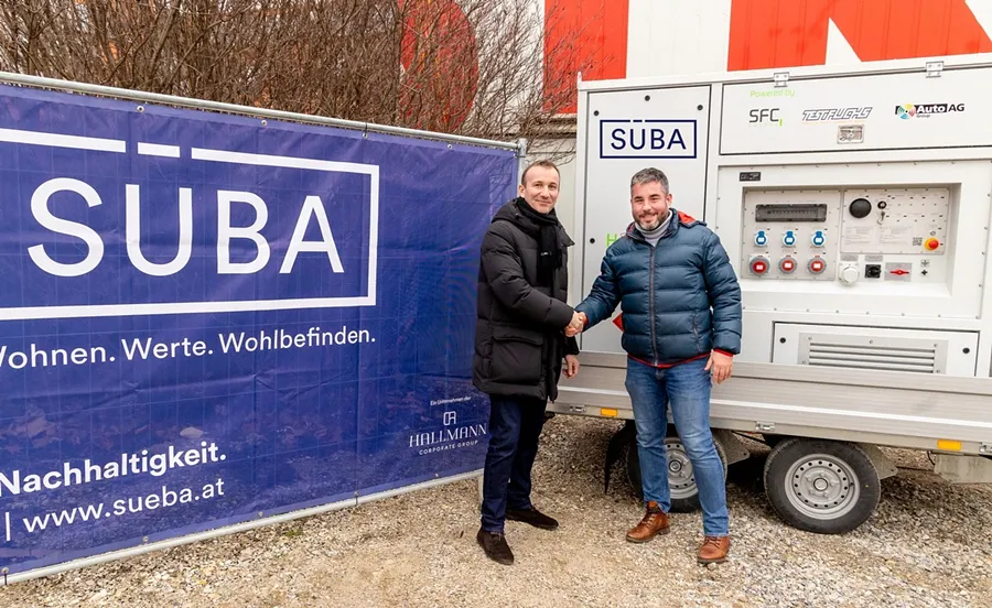 SÜBA AG Is Using a Hydrogen Generator on a Construction Site for the ...