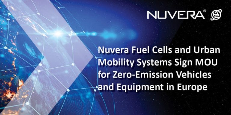 Nuvera Fuel Cells And Urban Mobility Systems To Power Zero-Emission ...