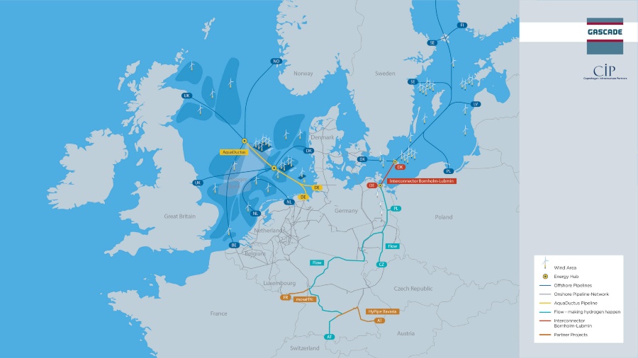140 Km Hydrogen Pipeline Between Denmark And Germany Planned