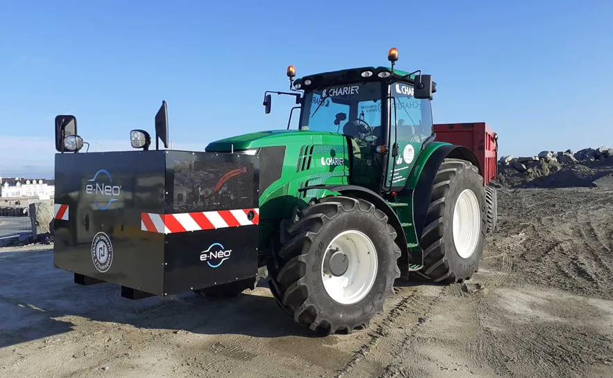 France's First Hydrogen Tractor Launched by Public Works Company in ...