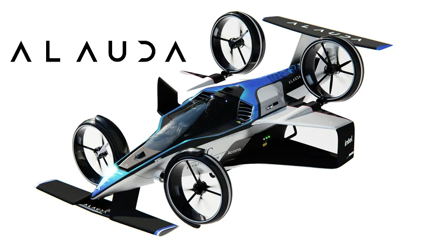 Alauda Aeronautics Unveil Crewed Hydrogen-Powered Flying Electric Race Car