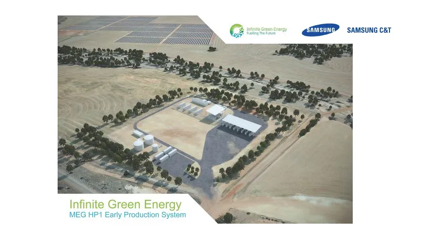 Samsung Collaborates With Infinite Green Energy on Northam's MEG HP1 ...