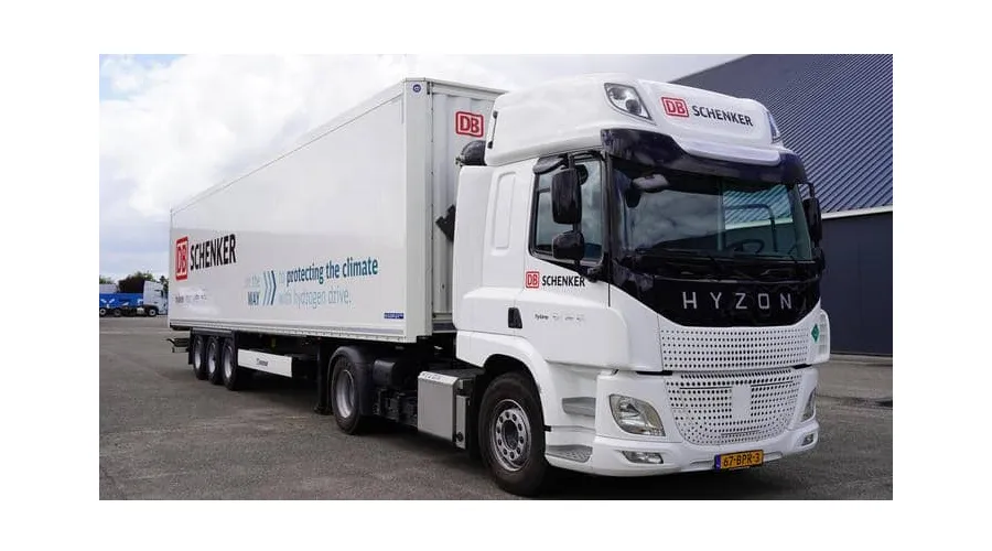 DB Schenker and Hylane: First 40-Ton Truck With Hydrogen Power in Operation