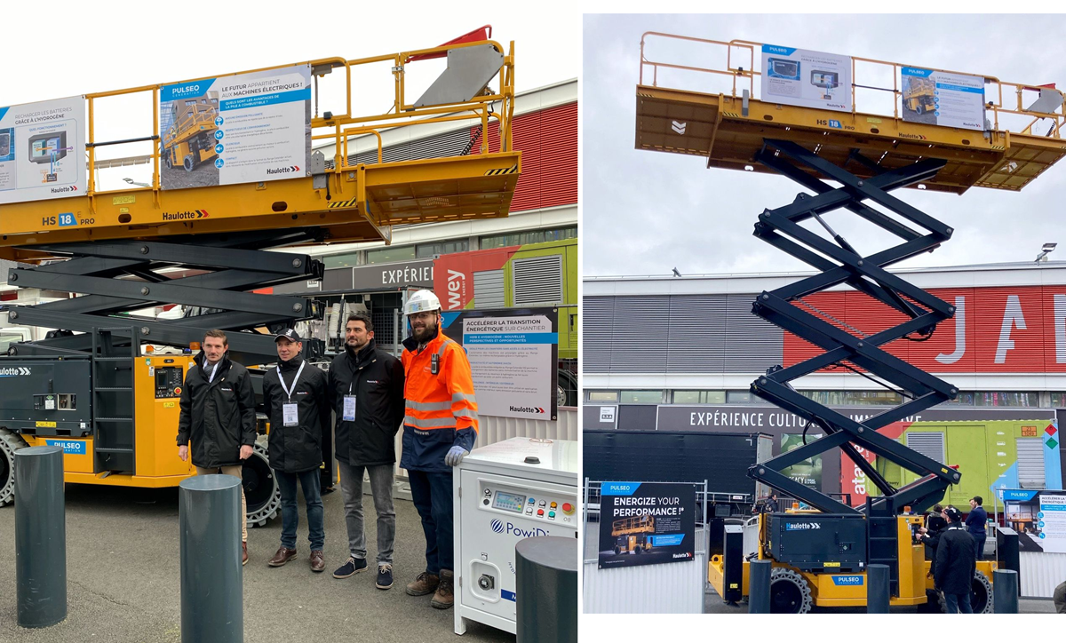 France: Haulotte Showcases Hydrogen-Powered Scissor Lift Prototype ...