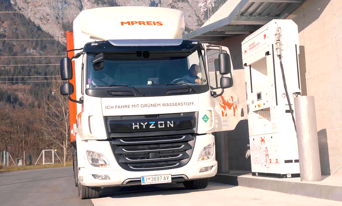 MPREIS Puts Austria's First H2 Truck Into Operation - FuelCellsWorks