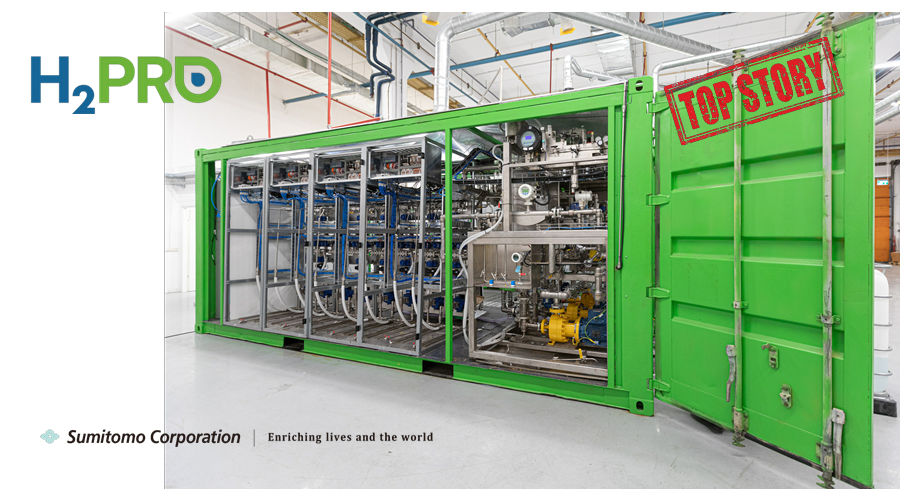 H2Pro And Sumitomo Corp To Partner On High-Efficiency Green Hydrogen And Ammonia Deal Worth $250M