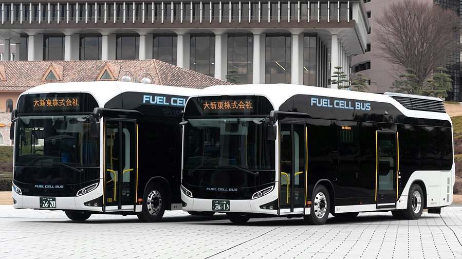 Namie, Japan Introduces First School Bus Service With Hydrogen-Powered ...