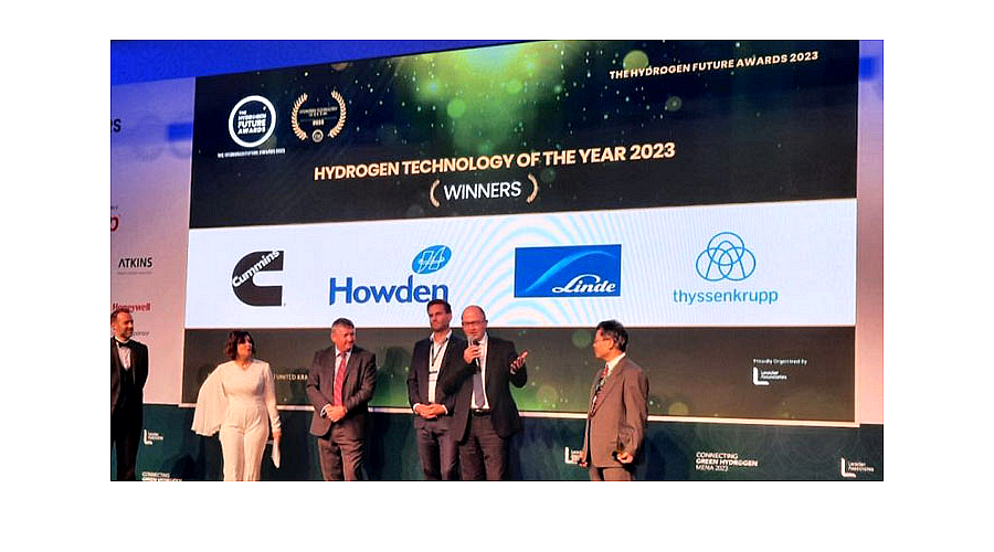 Howden Wins ‘Hydrogen Technology Of The Year’ At The Hydrogen Future Awards