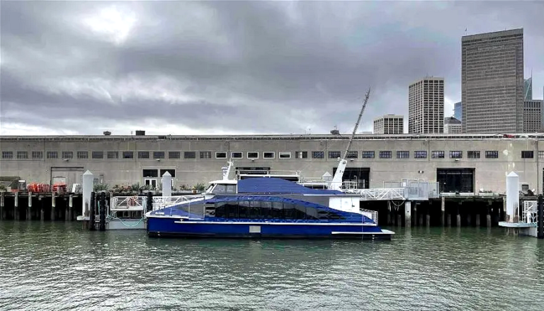 Hydrogen Ferry Arrives In San Francisco For Zero-Emissions Trials