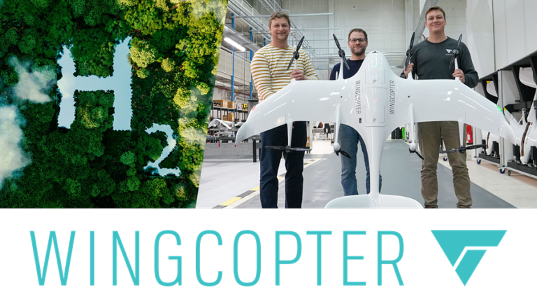 Hydrogen Power For Delivery Drones: Wingcopter And ZAL GmbH Start Joint ...