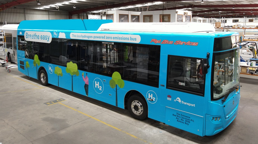 NSW's First Hydrogen Bus Trial Underway On The Central Coast