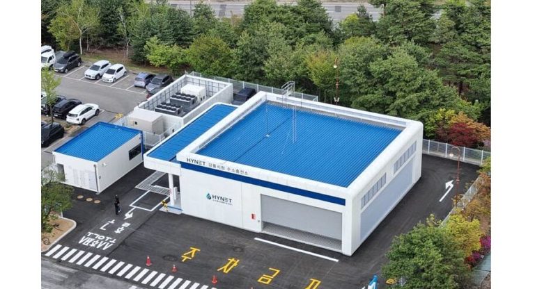 Hynet Gangneung City Hall Hydrogen Refueling Station Construction ...