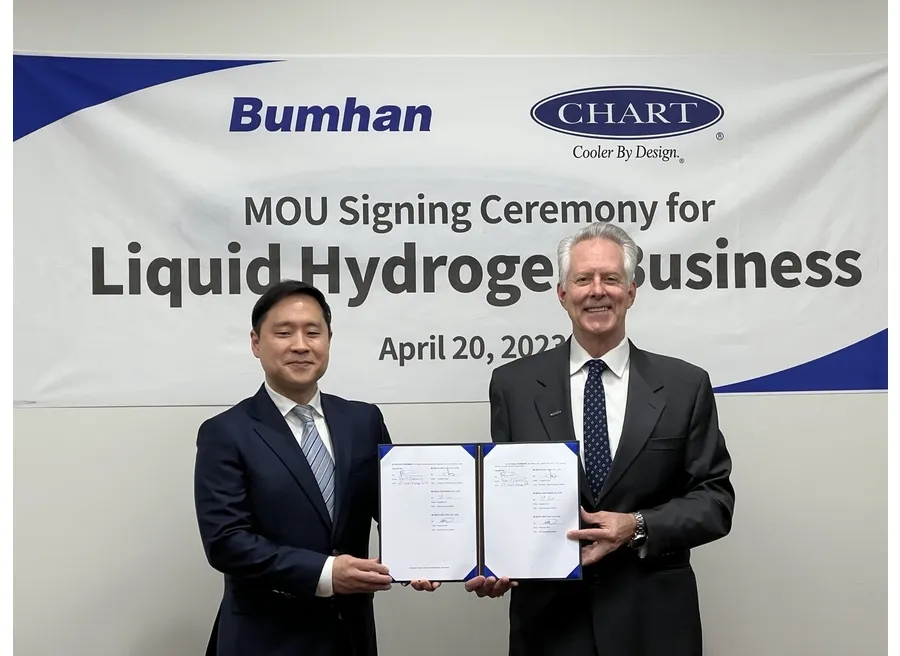 Bumhan Fuel Cell Signs Agreement with CHART on Hydrogen Refueling ...