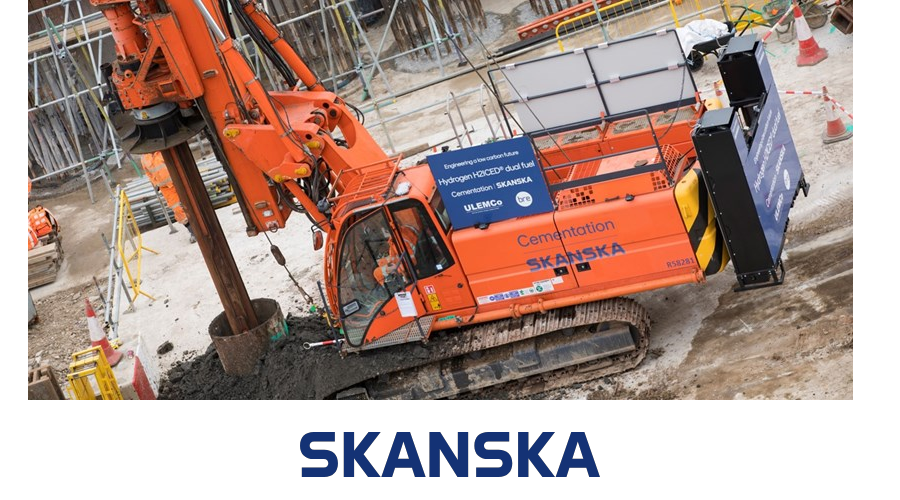 ULEMCo And Skanska Pioneer The First Real World Use Of Hydrogen Dual ...