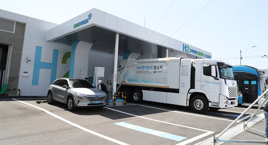 Largest Hydrogen Refueling Station for Commercial Vehicles Launches in Changwon, South Korea