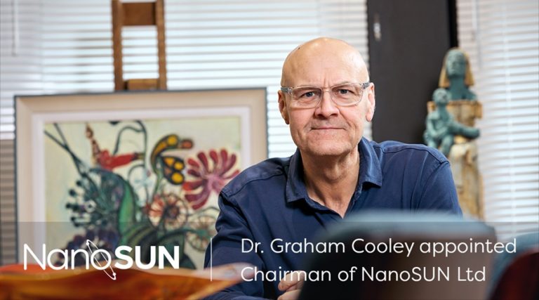 Dr. Graham Cooley Appointed Chairman Of NanoSUN Ltd
