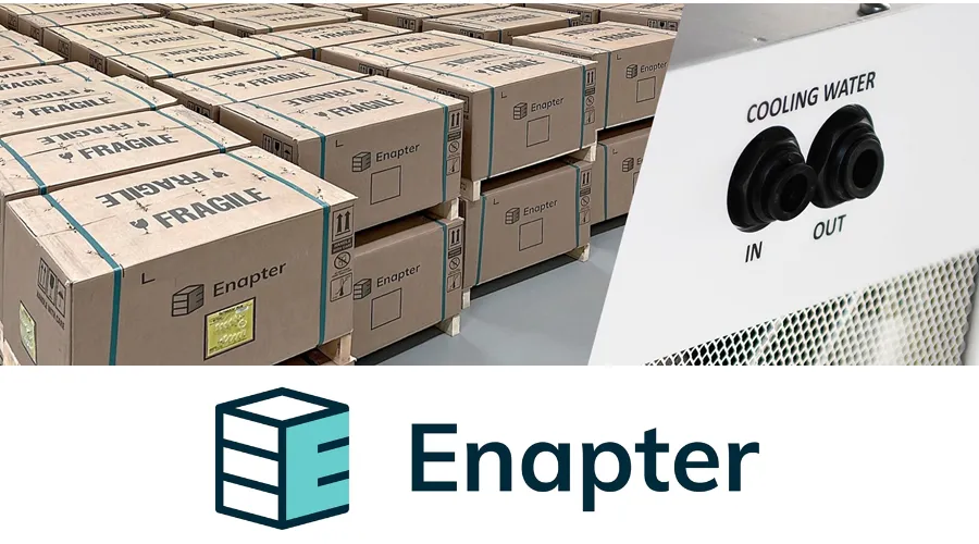 Enapter AG Starts Deliveries of First Water-Cooled AEM Electrolyser EL 4.0s