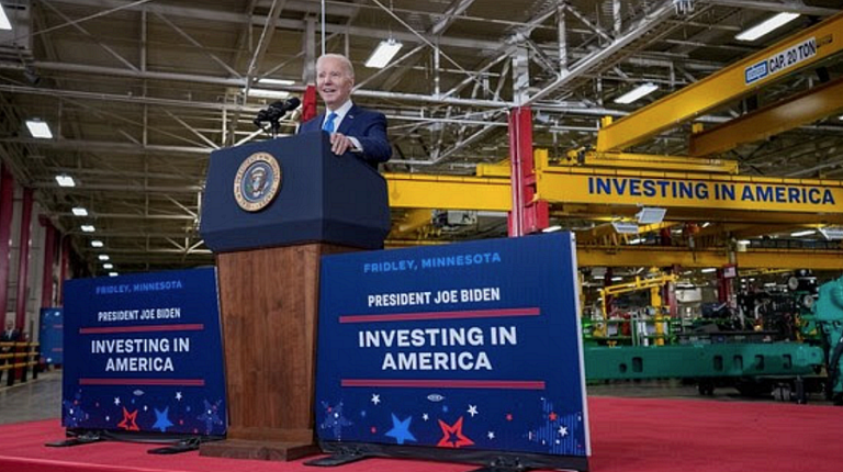 President Biden Visits Future Electrolyzer Manufacturing Facility On ...
