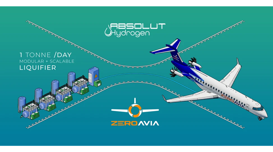 ZeroAvia And Absolut Hydrogen Partner To Develop Liquid Hydrogen ...