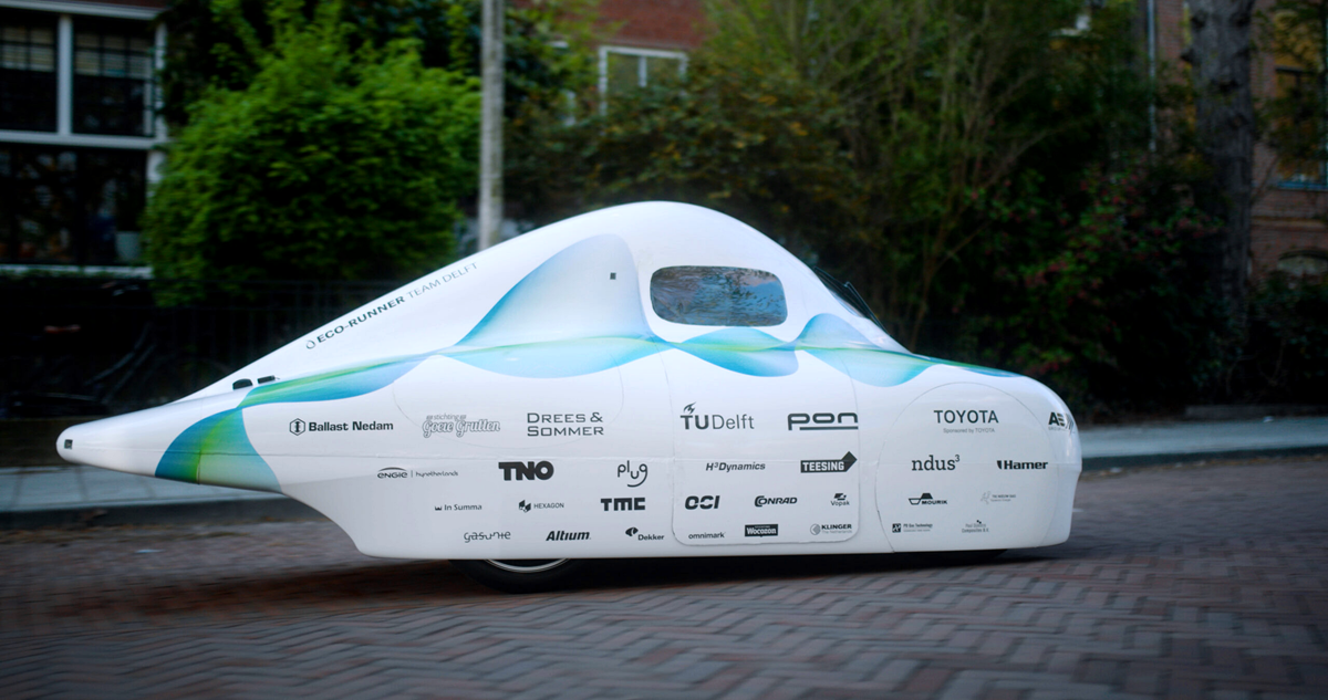 Delft Students Unveil The Most Efficient Record-Breaking Hydrogen Car ...