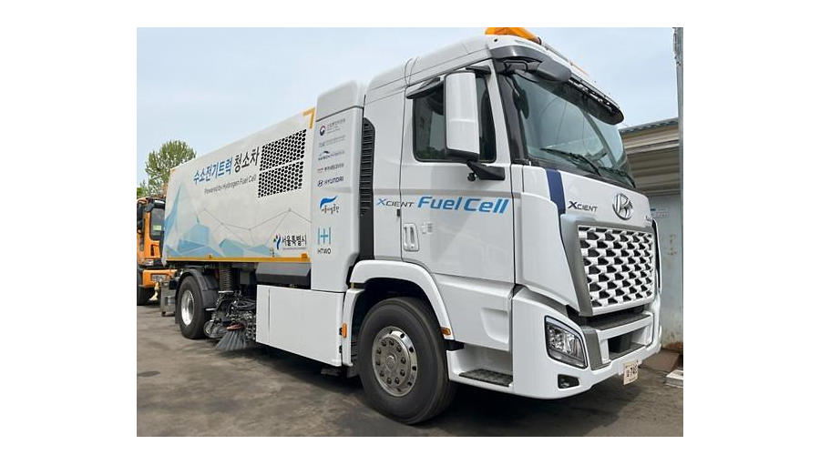 Seoul Showcases Hydrogen-Powered Road Sweeper Truck In Push For Greener ...