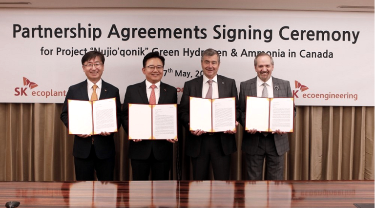 SK Eco Plant Partners With Canada's World Energy GH2 In A $4.5 Billion ...