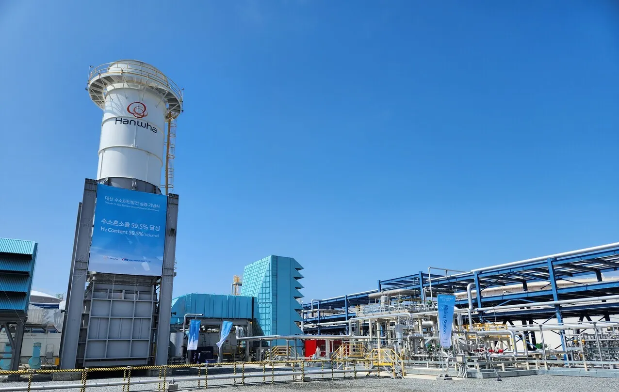Hanwha and Western Power Achieve World First with 59.5% Hydrogen Co ...