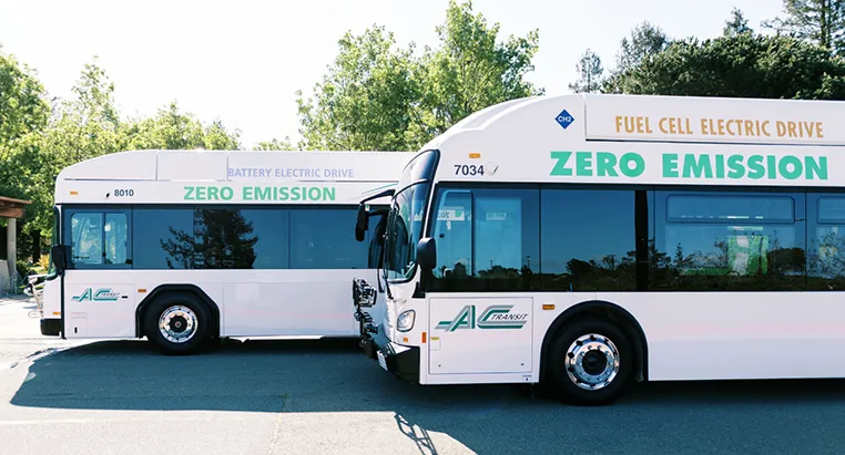 $25.5M Grant Boosts AC Transit's Addition of Hydrogen Fuel Cell Buses