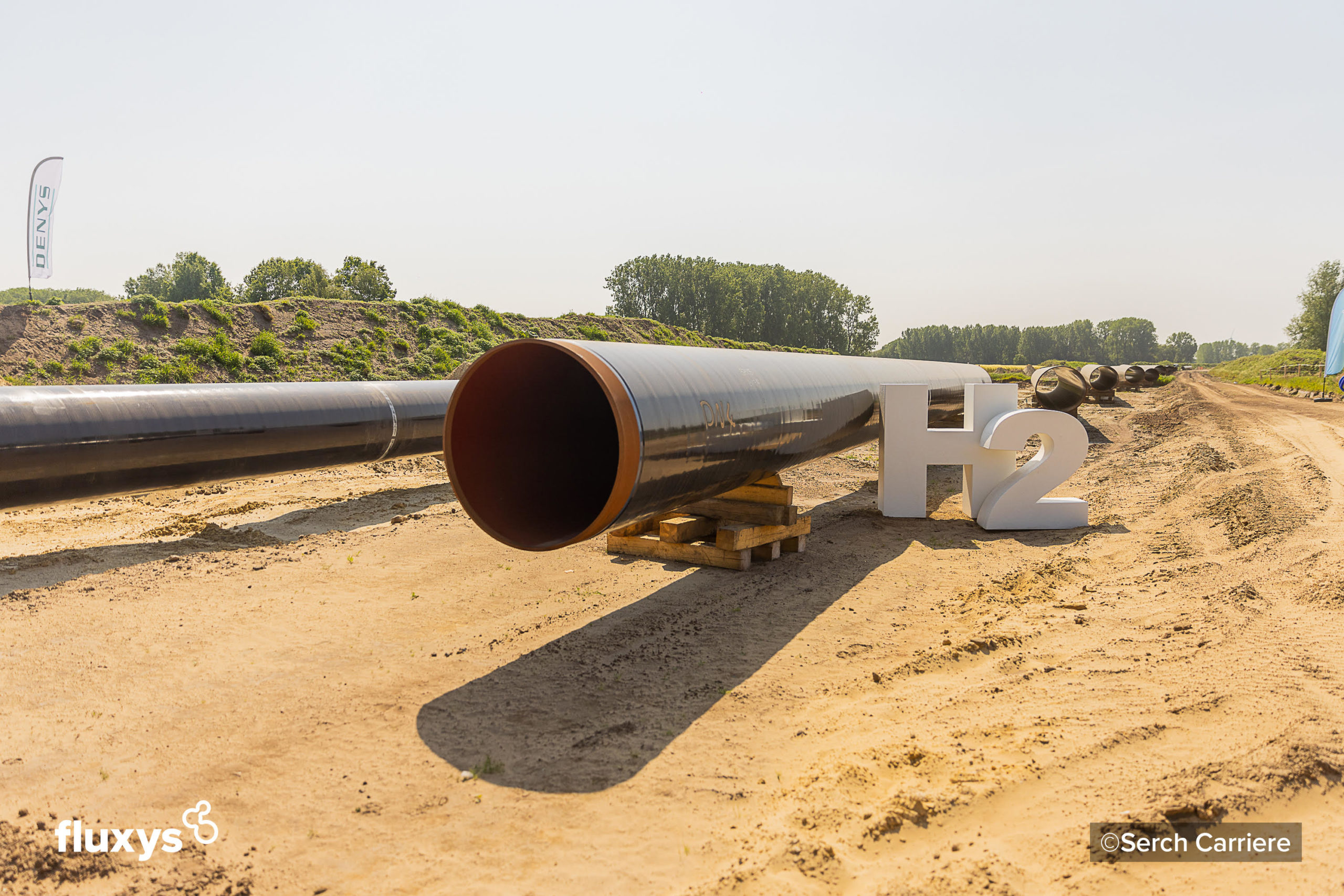 Fluxys Commences Construction Of Combined Natural Gas And Hydrogen Pipeline In The Presence Of ...