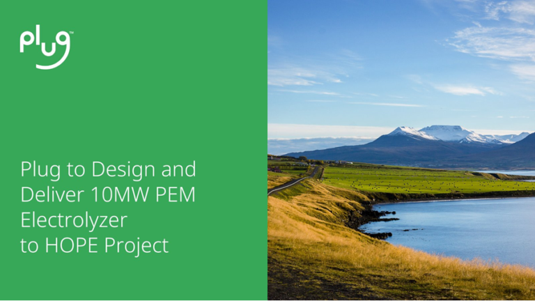Plug Power To Design And Deliver 10MW PEM Electrolyzer To HOPE Project ...