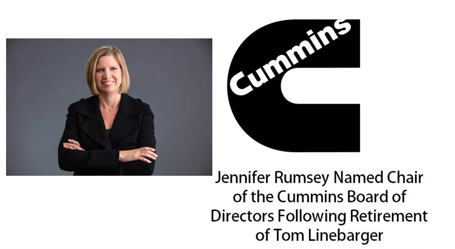 Jennifer Rumsey Named Chair of the Cummins Board of Directors Following ...