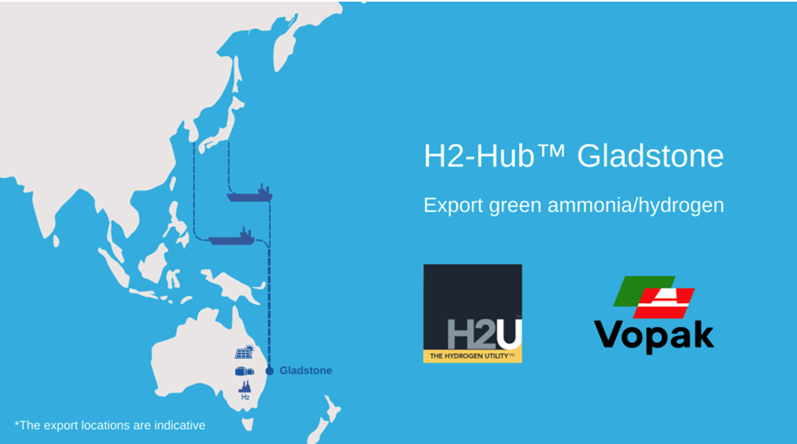 H2U And Vopak To Collaborate On H2-Hub™ Gladstone Green Hydrogen And ...