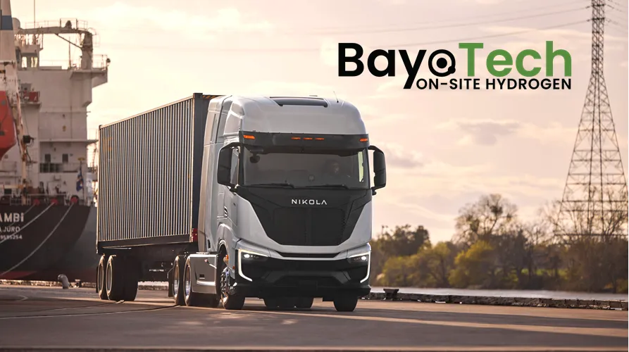 Nikola and Bayotech Partner to Advance Zero-Emission Hydrogen Delivery