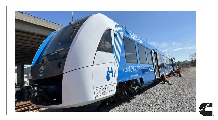 Accelera Powers North America’s First Green Hydrogen Passenger Train