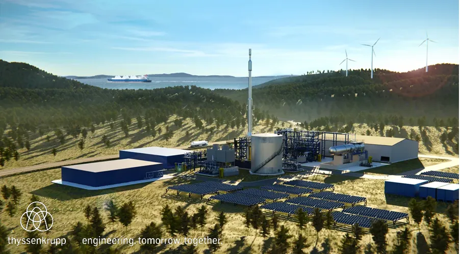 Green Ammonia: Thyssenkrupp Uhde Signed a Contract With Ark Energy for the Han-Ho H2 Hub ...