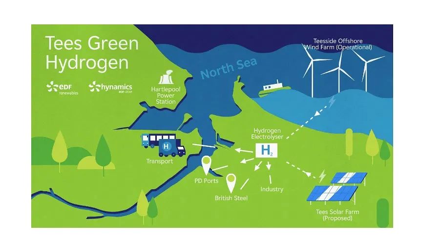Tees Green Hydrogen Project Progresses to Final Shortlist for ...