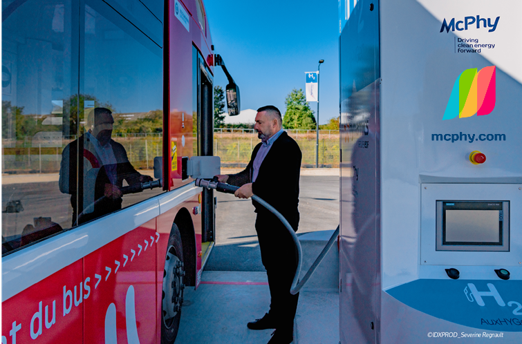 McPhy Energy: McPhy Commissions The First Large-Capacity And Low-Carbon Hydrogen Refueling ...
