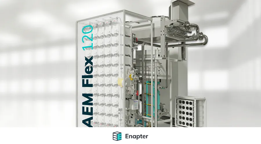 Enapter AG expands product portfolio with “AEM Flex 120” electrolyser for the streamlined launch ...