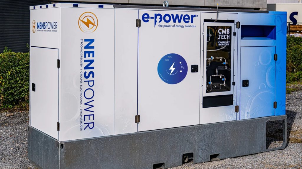 NENS Power And E-power Launch A 250kVA Hydrogen Dual Fuel Generator ...