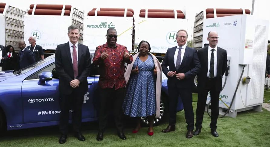 Sasol Toyota And Air Products Demonstrate South Africas First