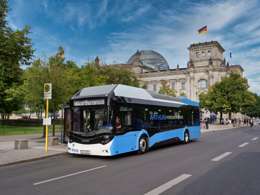 Arthur Bus Unveils 12-Meter Hydrogen Bus At Busworld 2023 - FuelCellsWorks